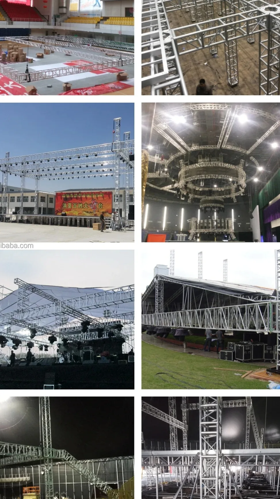 Customized Stage Truss System Event Stage System With Roof Truss For ...