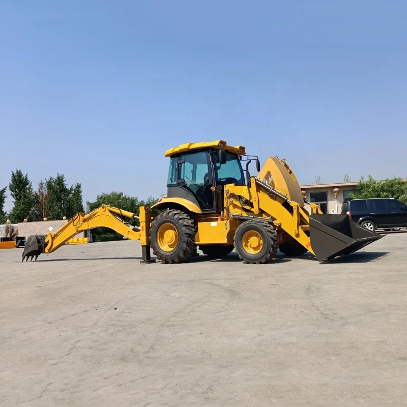 4 Wheel Drive Backhoe Loader Excavator Backhoe Loader Cheap Price - Buy ...