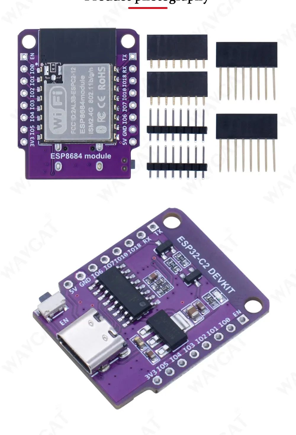 Wemos D1 Mini ESP8266 ESP32 ESP32-C2 ESPC2-12 DevKit Serial WIFI ...