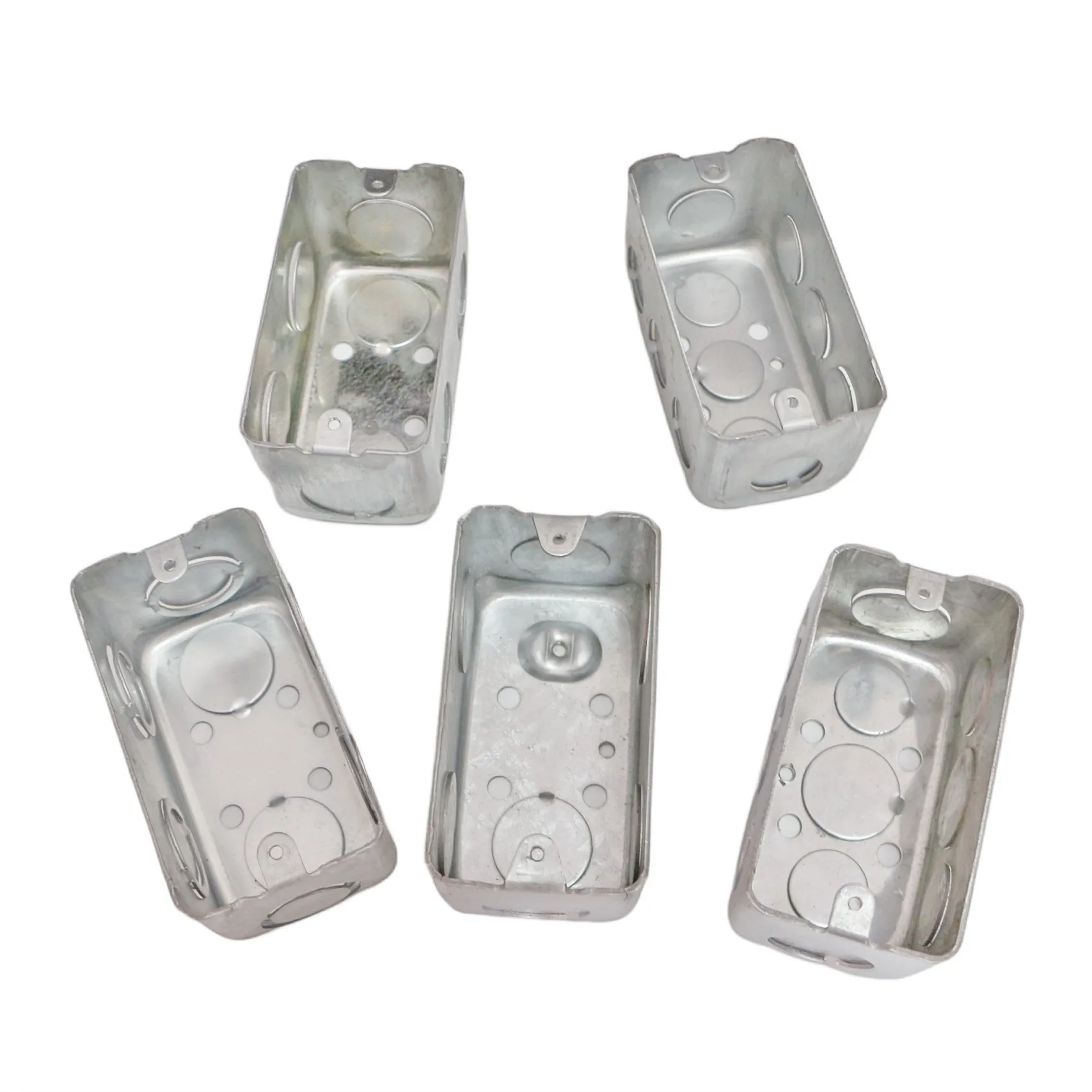 2"*4" One Gang Rectangle Electrical Steel Handy Box Extension Ring ...