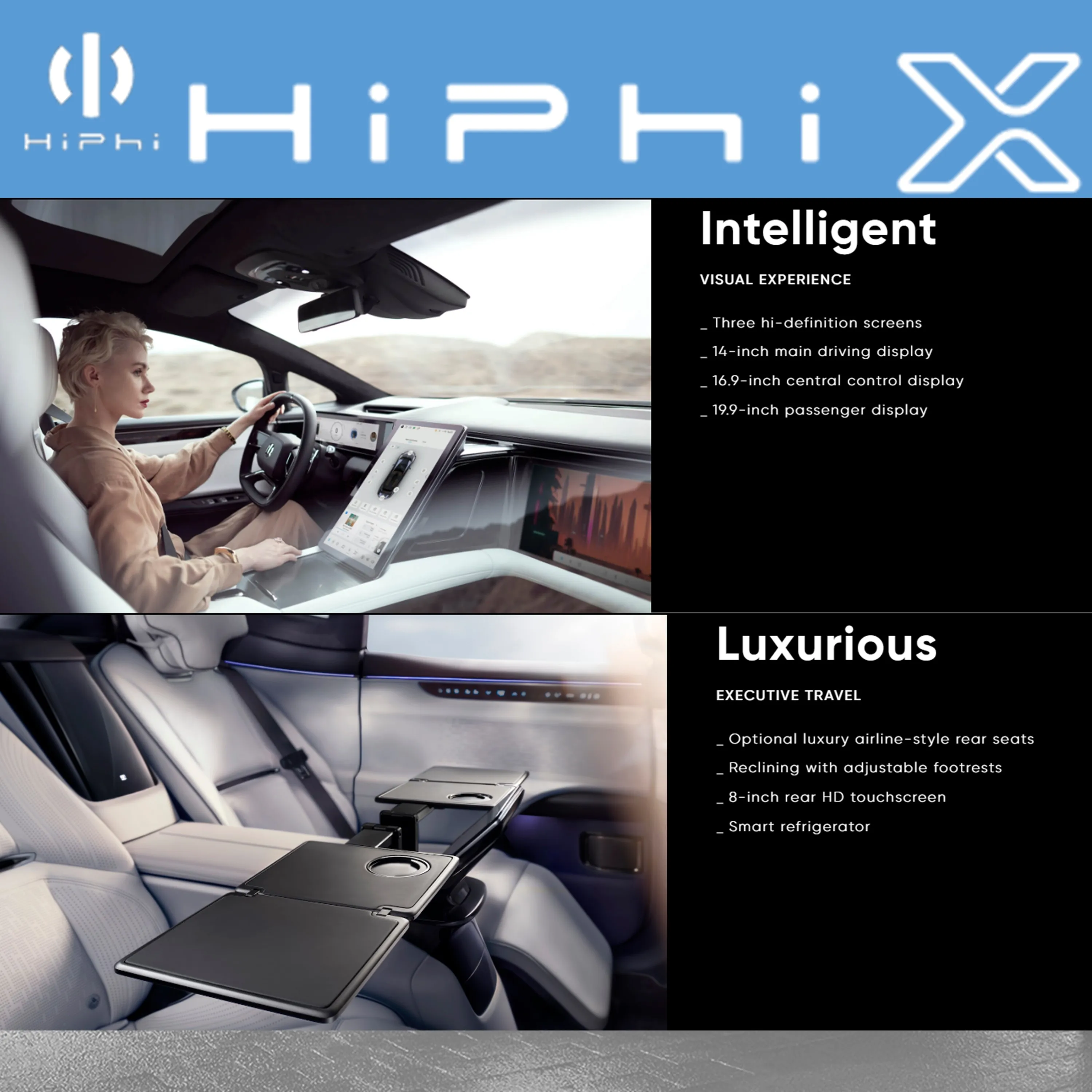 Hiphi X Luxury Suv Electric Car 4wd Electric Vehicle Earnest Money Long Endurance Hatchback ...