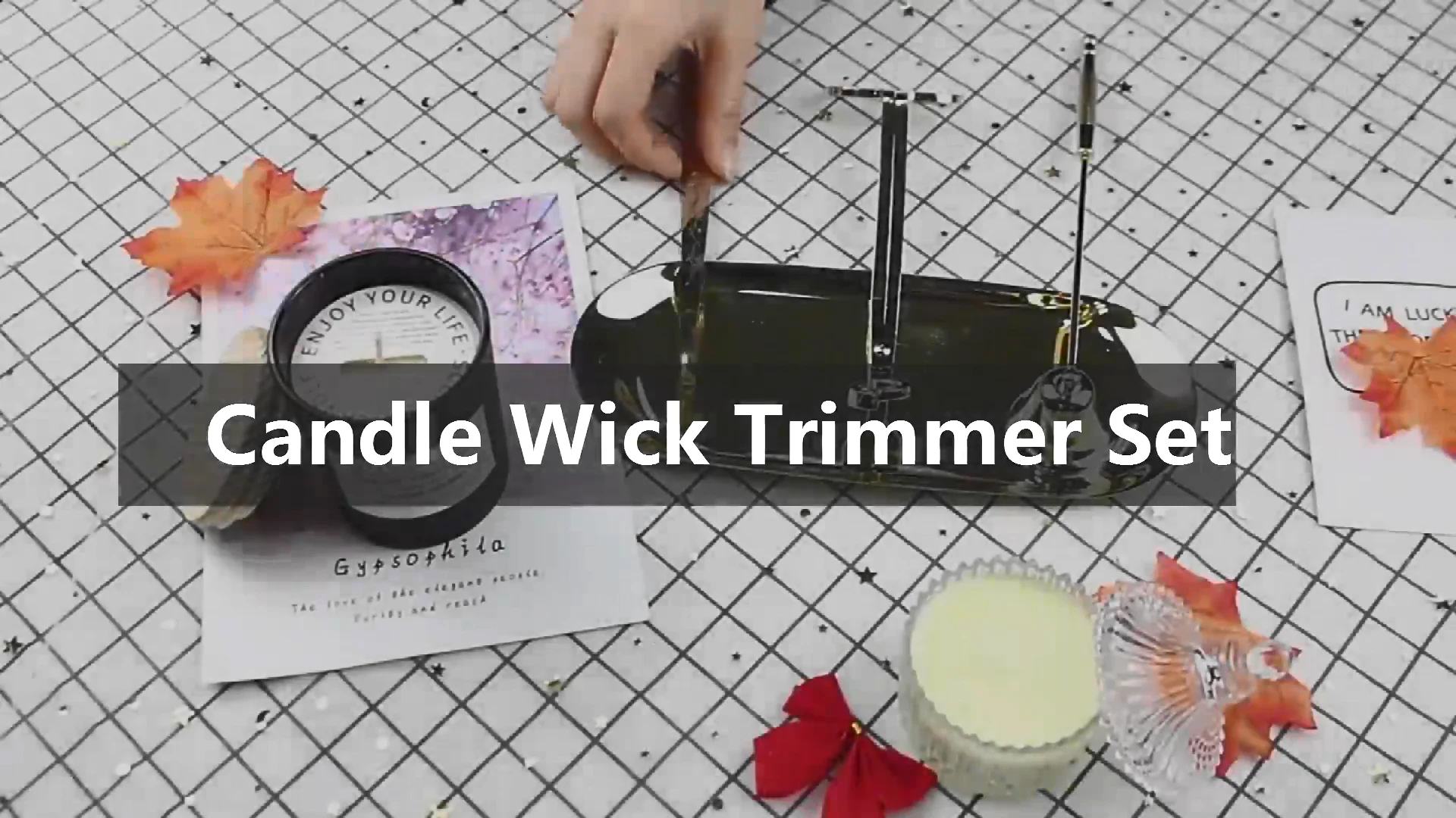 Custom Candle Tool Accessories Kits Snuffers Stainless Steel Wick Cutter Trimmer - Buy Wick ...