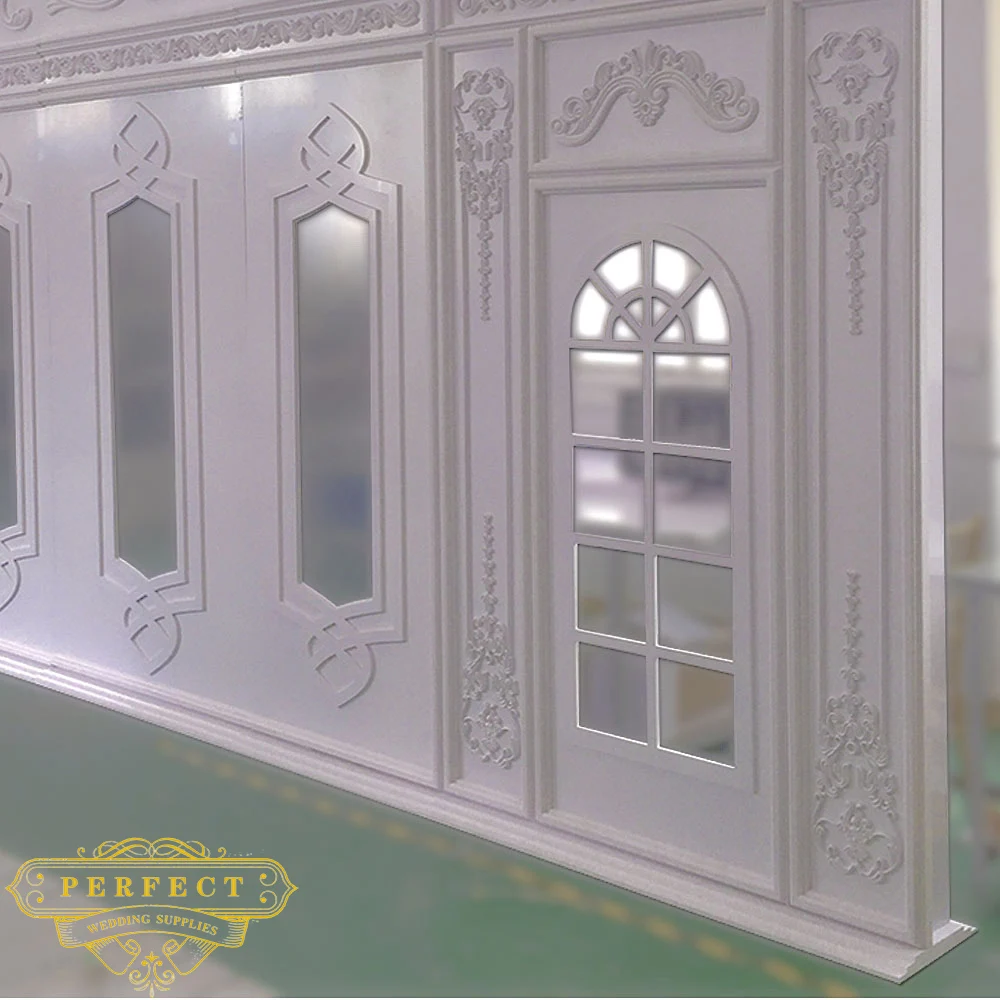 Luxury PVC Acrylic Background Wedding Backdrop for Party Banquet ...