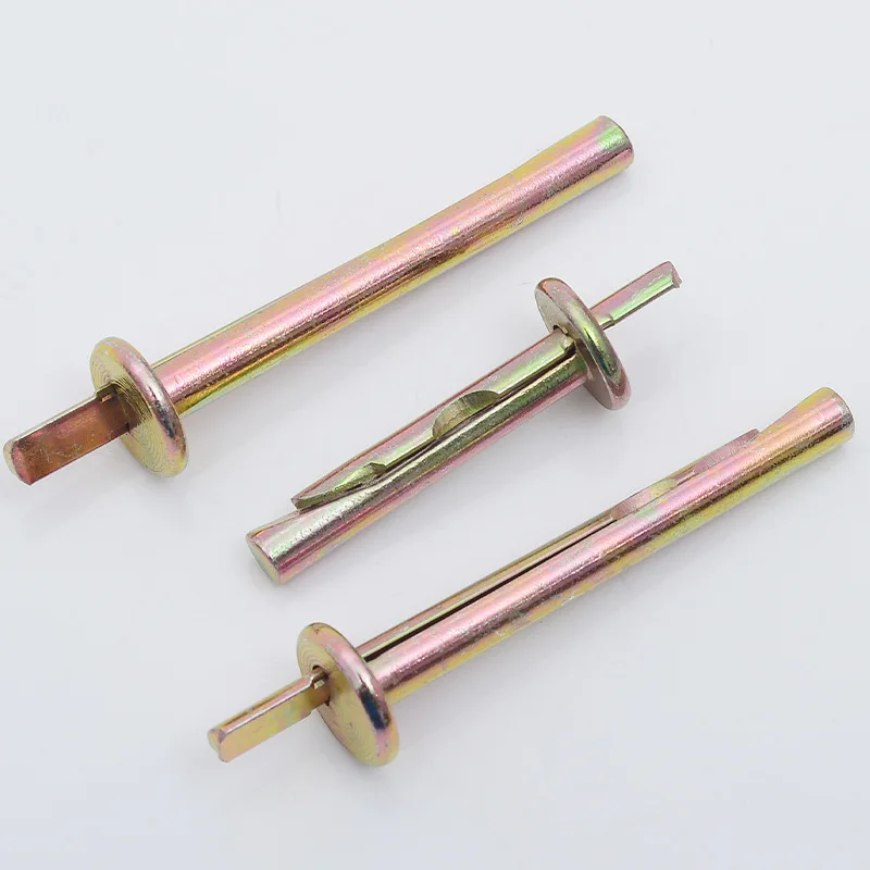 Two Splintered Inserts Gecko Expansion Screws for Wooden Structures for ...