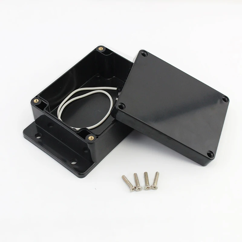 115x90x55mm Black Waterproof IP67 Junction Box - RYD