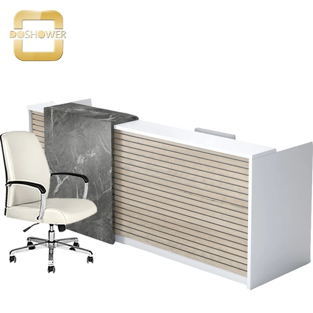 Large Front Desk Reception Counter With Large Reception Desk With 4 ...