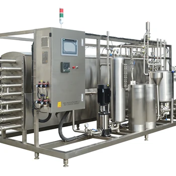 Tubular Pasteurizer Uht Pasteurization 1000l Milk Production Line Dairy ...