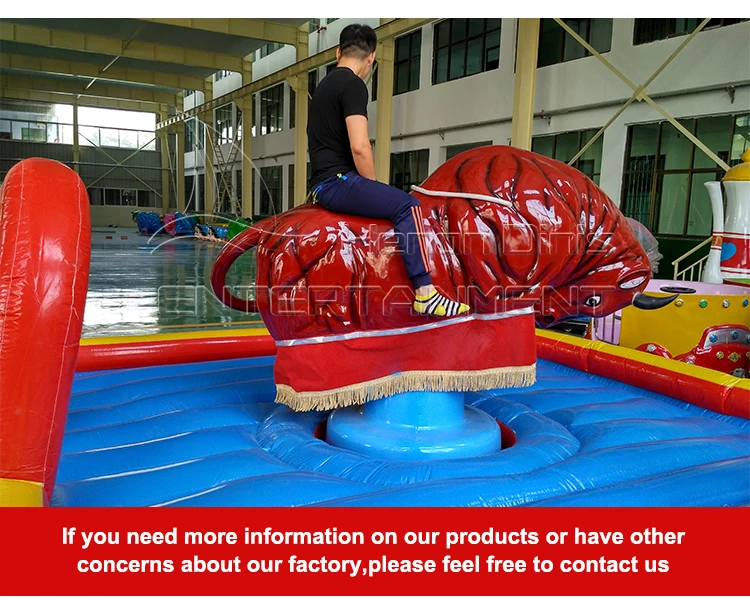Amusement Equipment Carnival Inflatable Ride Mechanical Bull For Sale ...