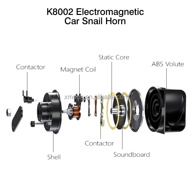 Super Loud 12v 2-way Aluminum Car Horn With Tungsten Contact Point New ...