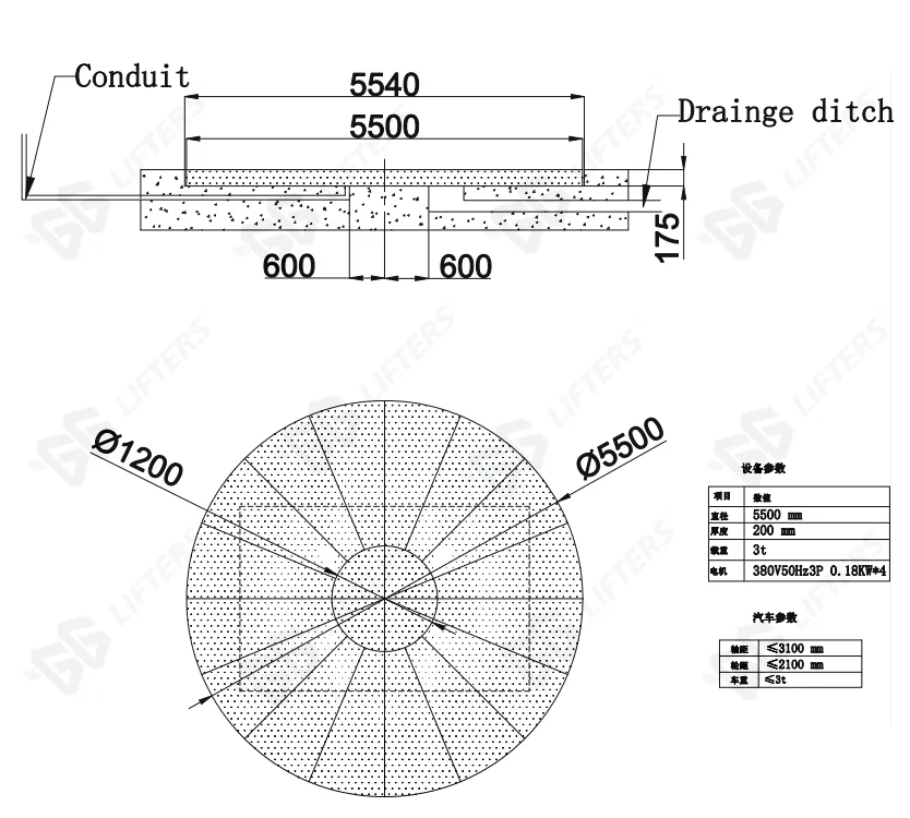 Vehicle Turntable - Rotating Display Platform for Cars