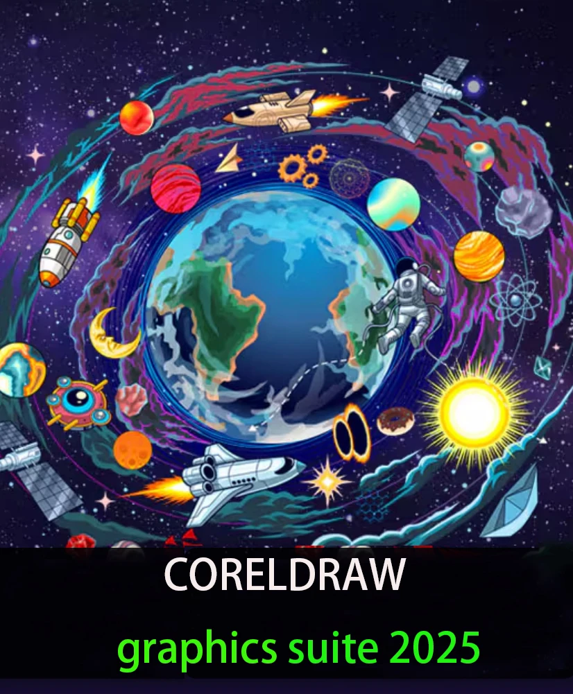 24/7 Coreldraw Graphics Suite 2025 - Vector Design Software