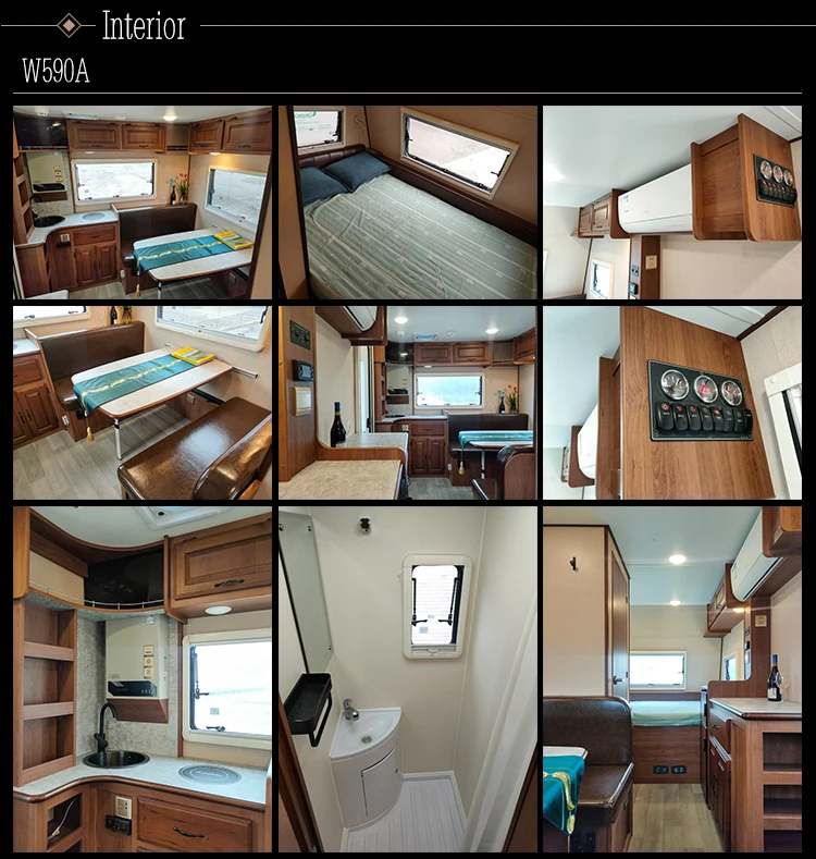 5.9m Travel Trailers Campers 19ft Rv Caravans Travel Trailer Camper Rv ...