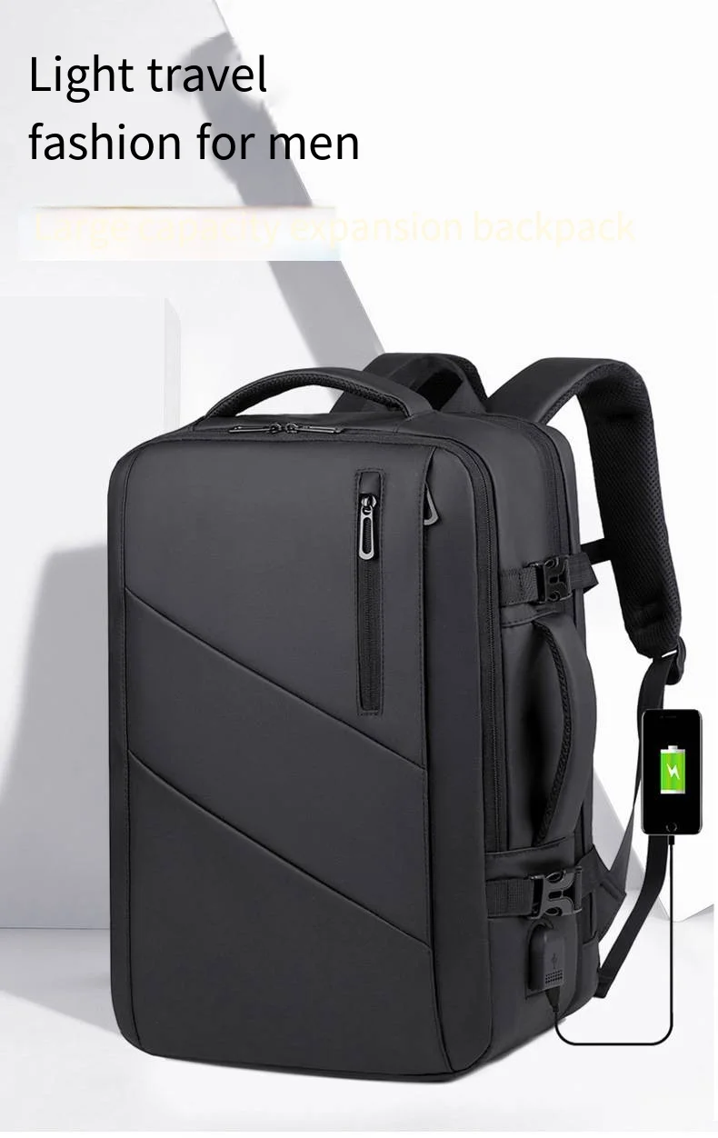 New Design Men's Backpack Waterproof Computer Bags With Usb Large ...