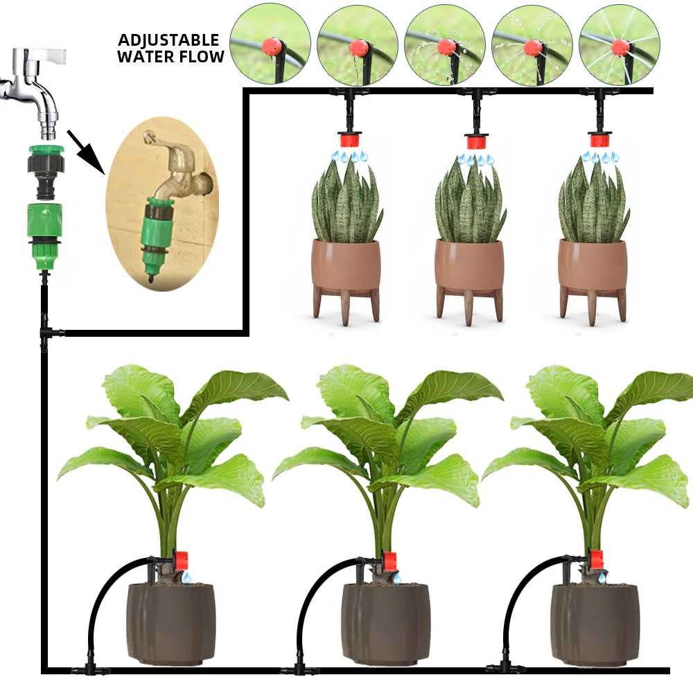 Automatic Drip Irrigation System for Efficient Plant Watering