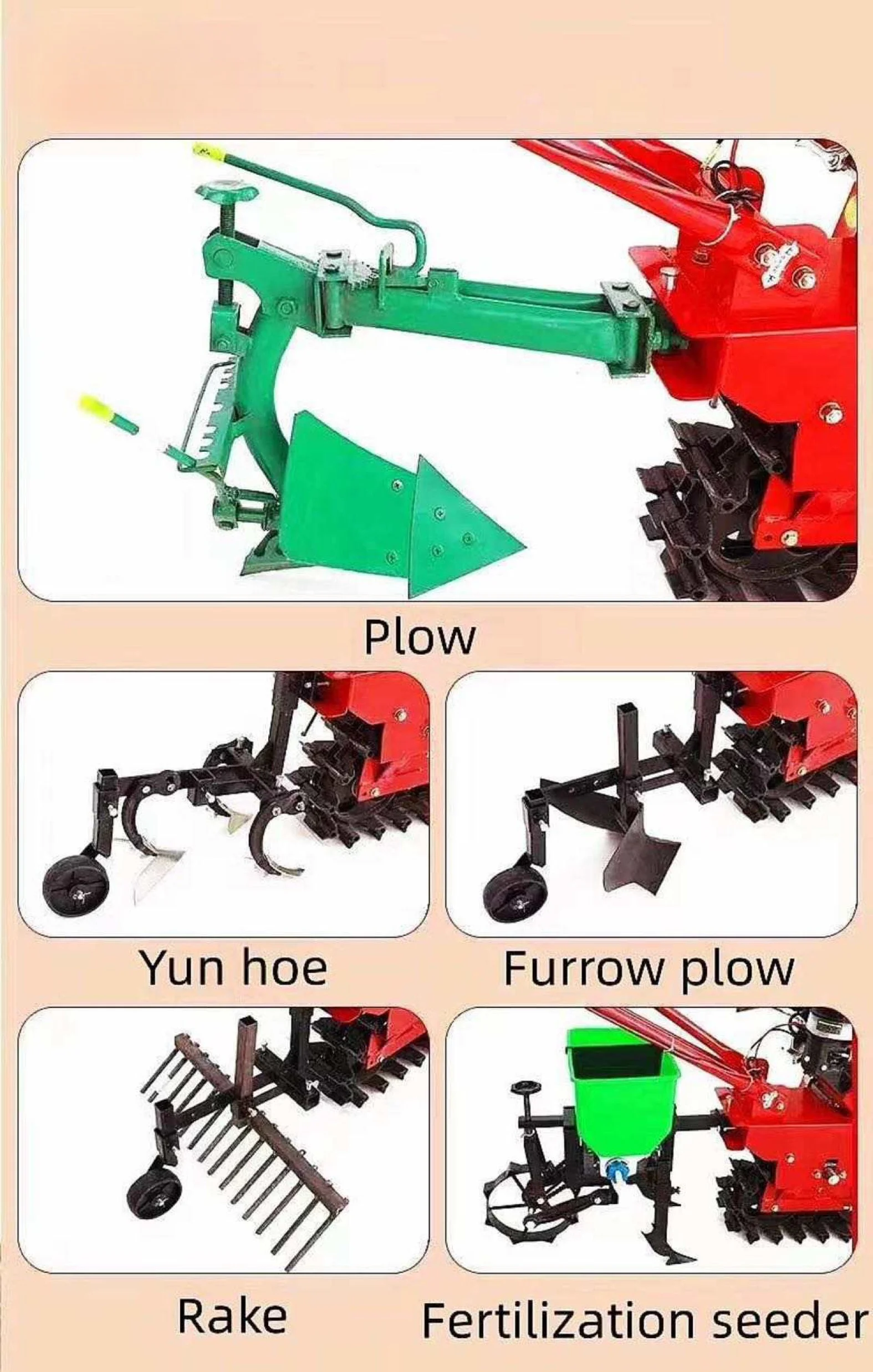 Mini Self Propelled Power Cultivator - Efficient Ploughing