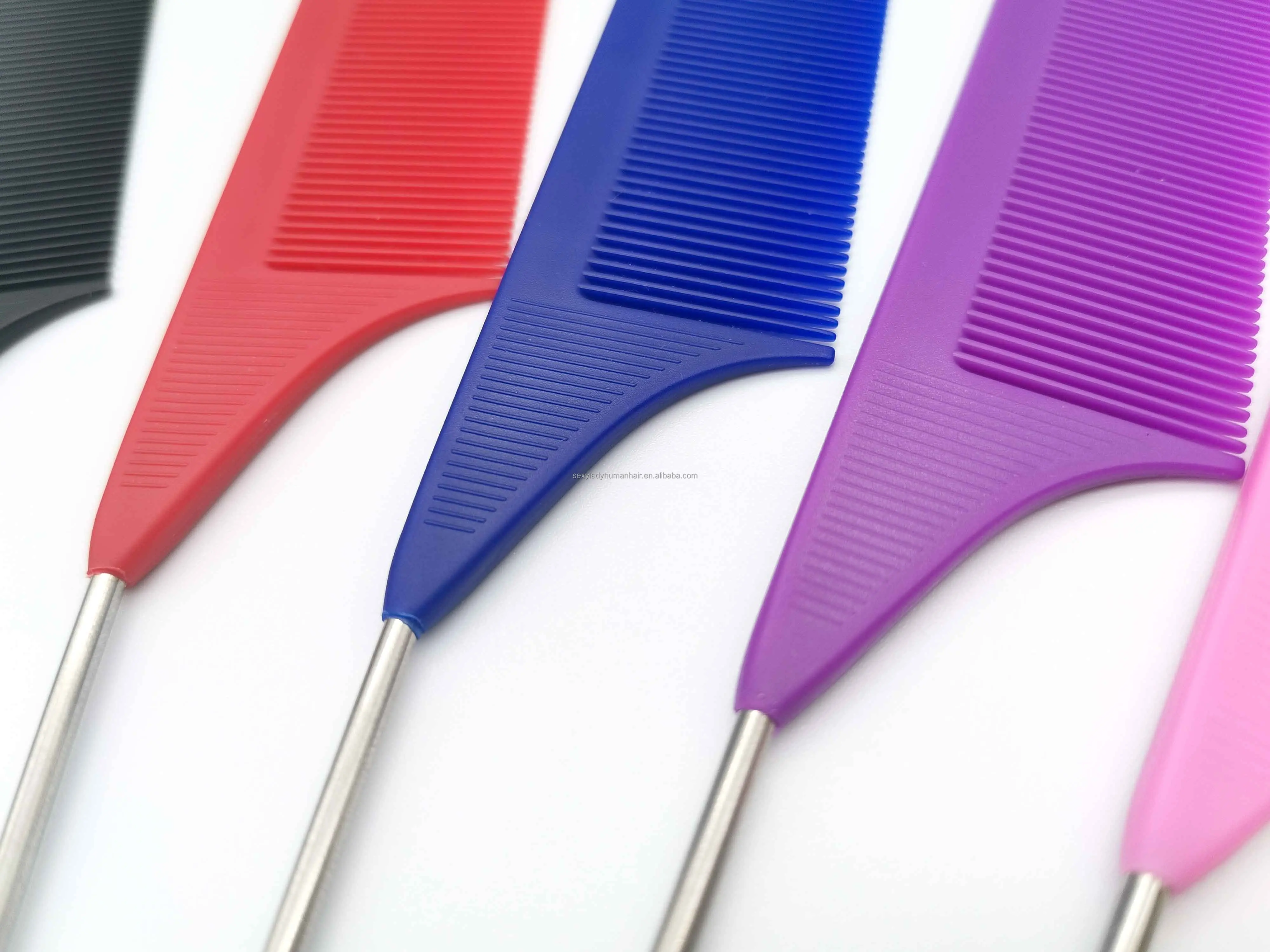 Sample Cheap Wholesale Plastic Detangling Parting Comb Private Label ...