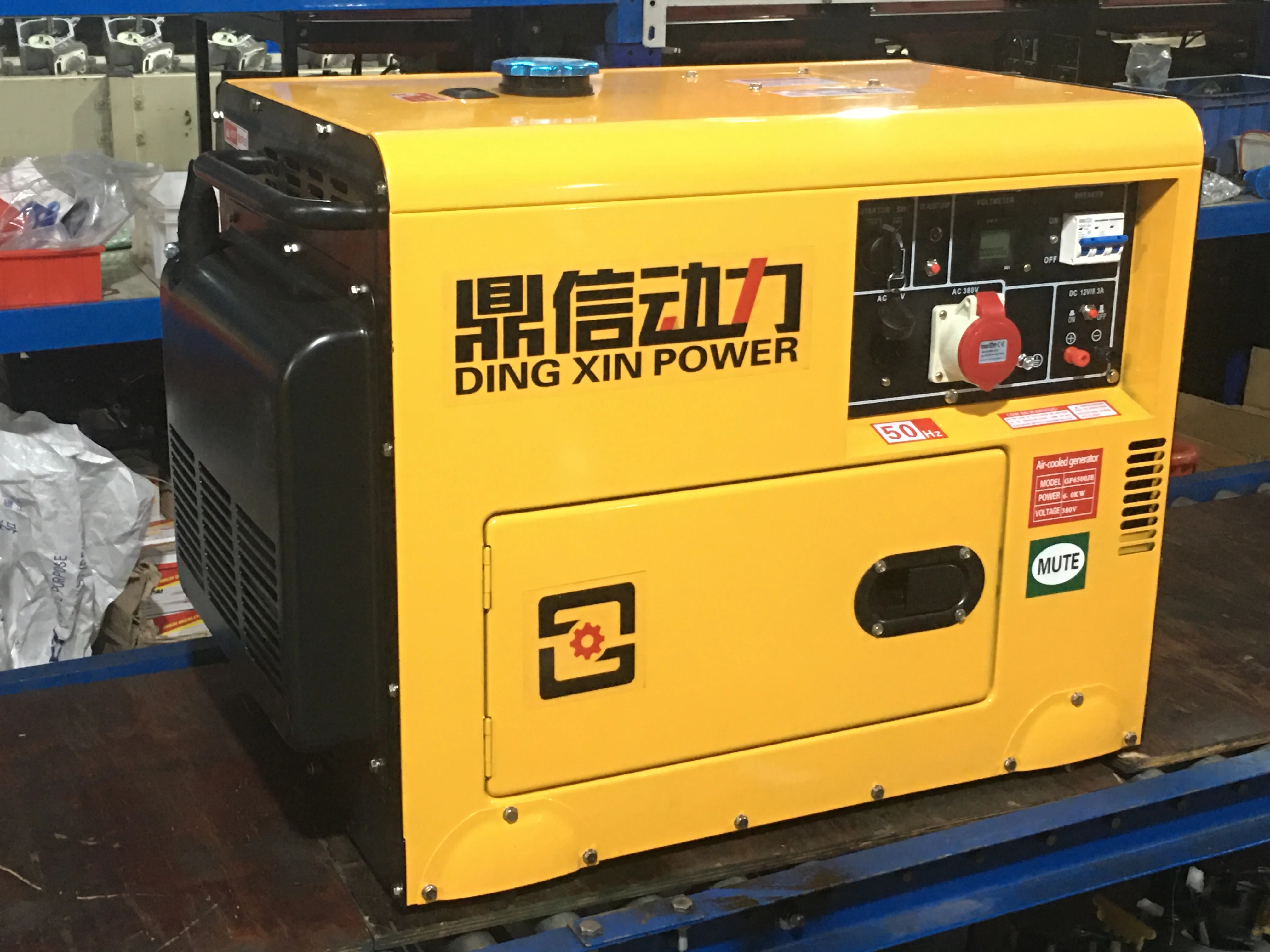 3kw To 15kw Portable Diesel Generators Water Cooled Power Two Cylinder ...