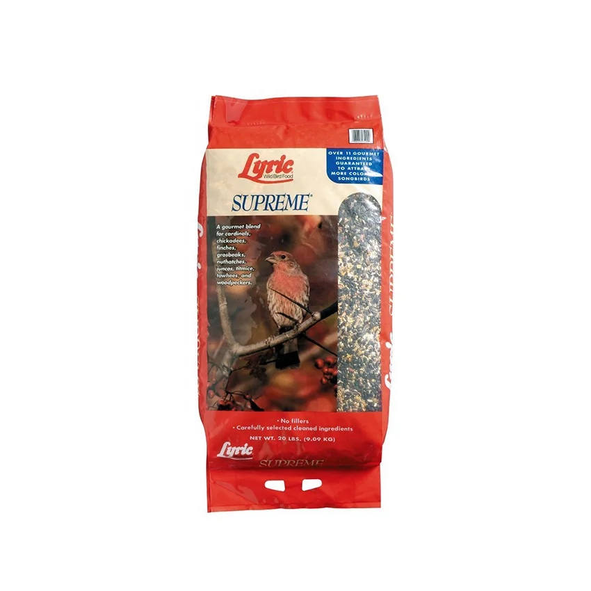 Bird Food Packaging Custom 5kg 10kg 40lbs Heavy Duty Pet Feed Seed ...