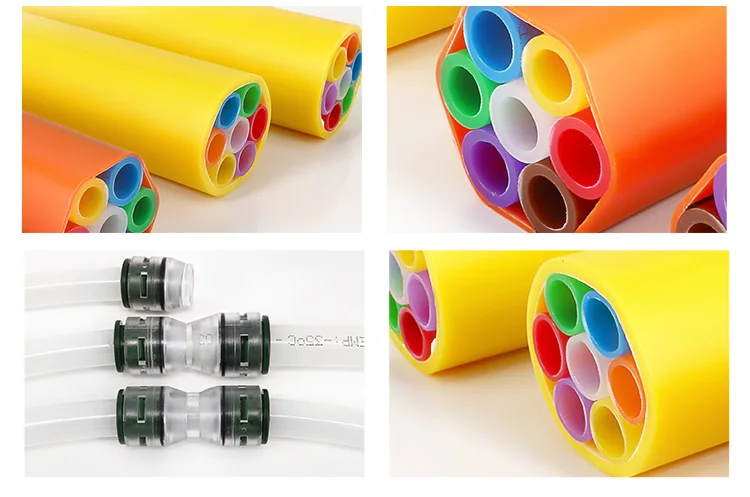 Microduct 7 Way for Fiber Optic Cables - HDPE Connector