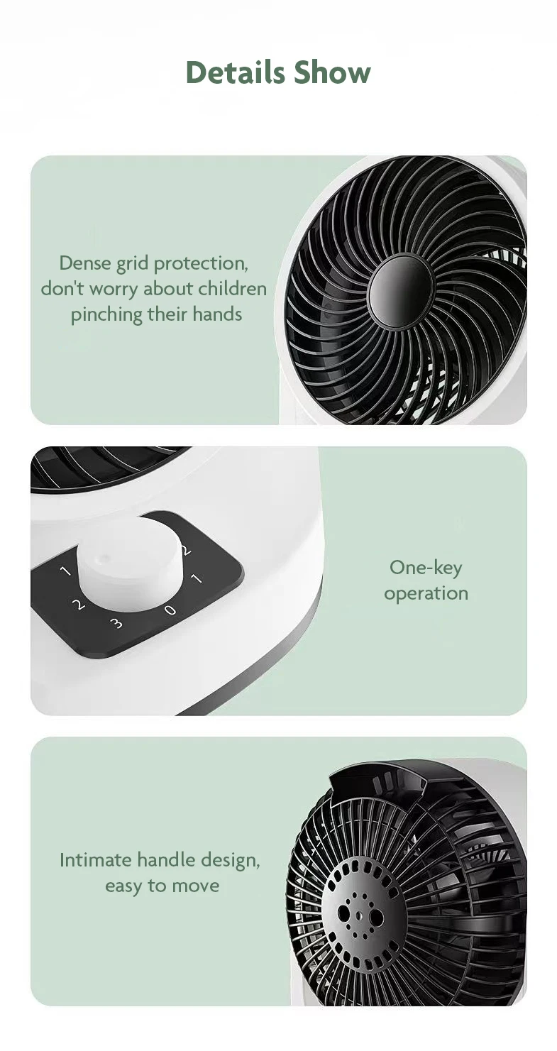 Automatic Rotation Portable 3d Circulating Fan - Buy 3d Circulating Fan ...