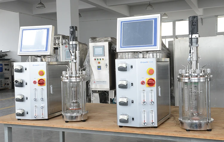 5L Glass Cell Culture Fermenter - Bio Fermentor Bioreactor