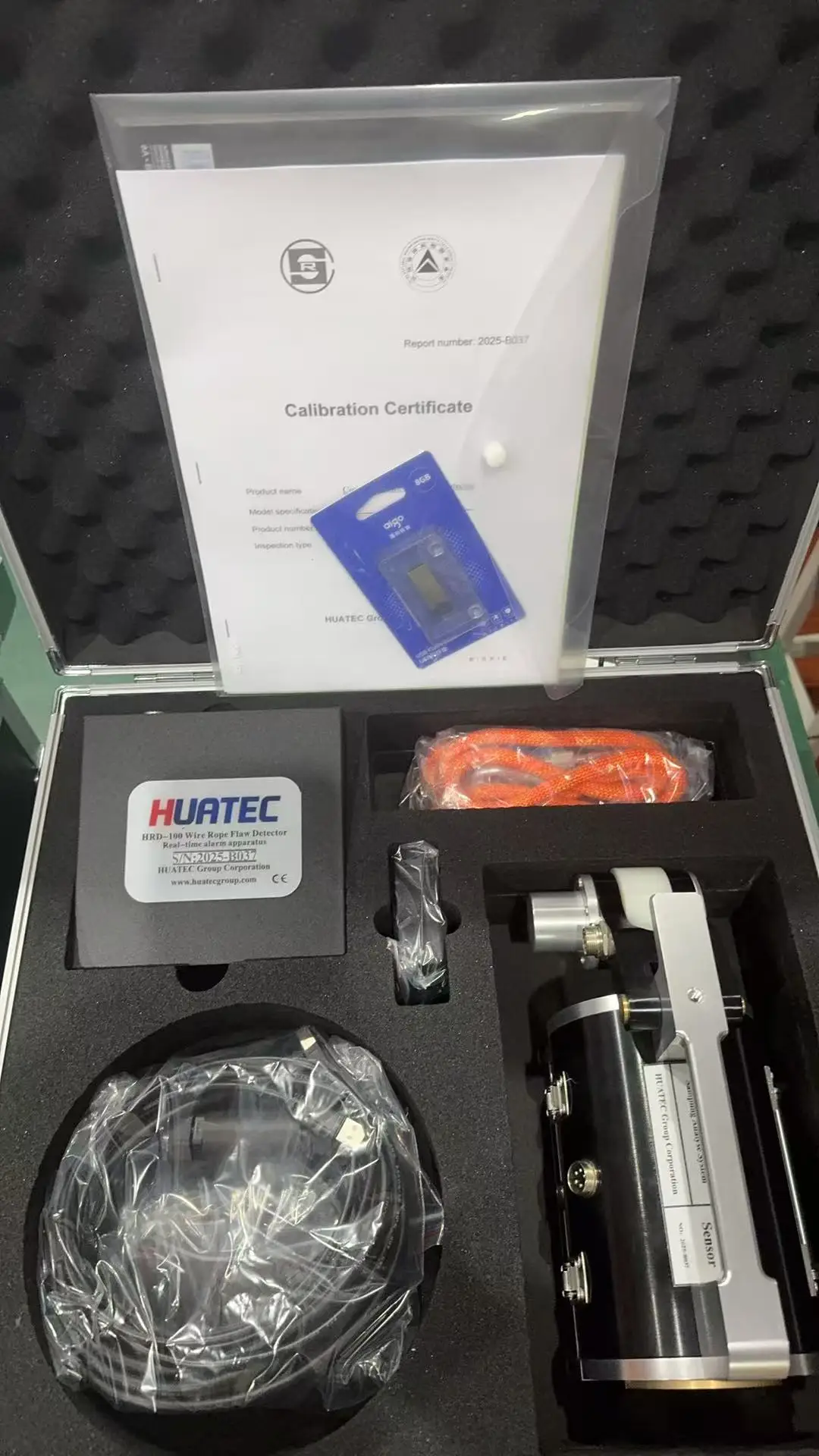 MRT Testing Magnetic Rope Steel Wire Ropes Defects Wear Flaw Detection ...