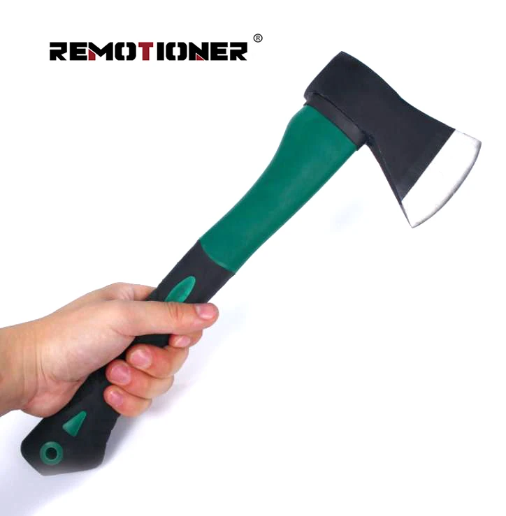 Carbon Steel Drop Chrome Axe Plastic Coated Fiberglass Handle Wooden ...
