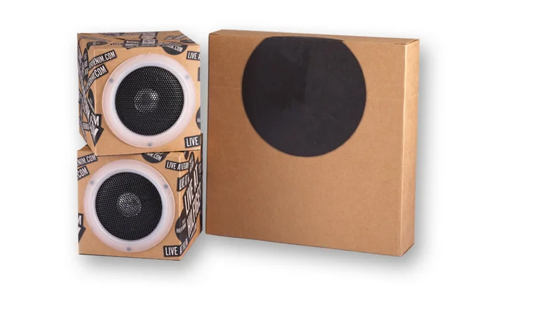 Oem Design Foldable Mini Paper Cardboard Speaker - Buy Foldable Paper ...