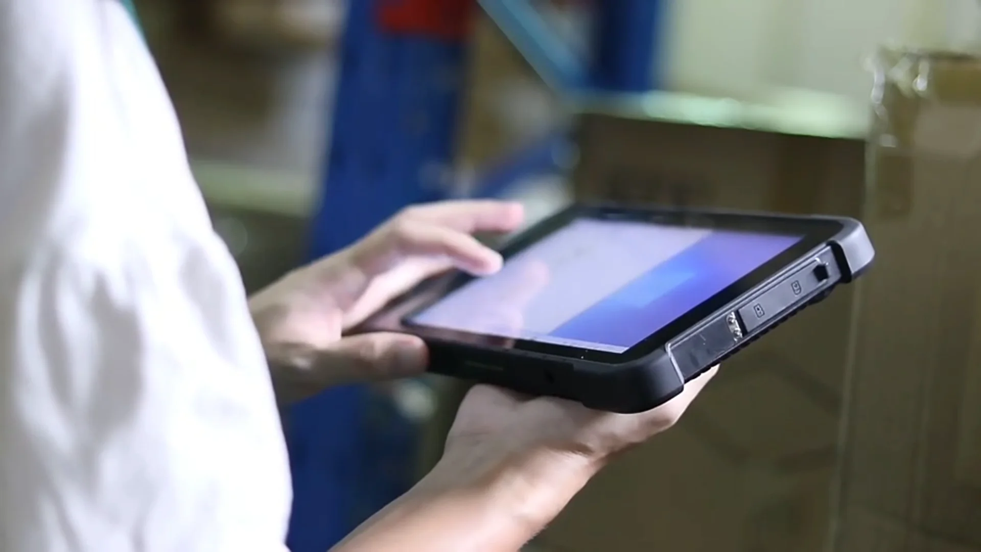 8 Inch Nfc Fingerprint Barcode Scanner Android 8g+128g Industrial ...