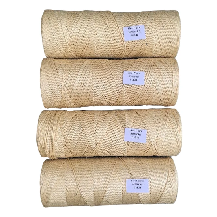 Sisal Spun Yarn Sisal Yarn Of 400m/kg - 1000m/kg For Fiber Core Making ...