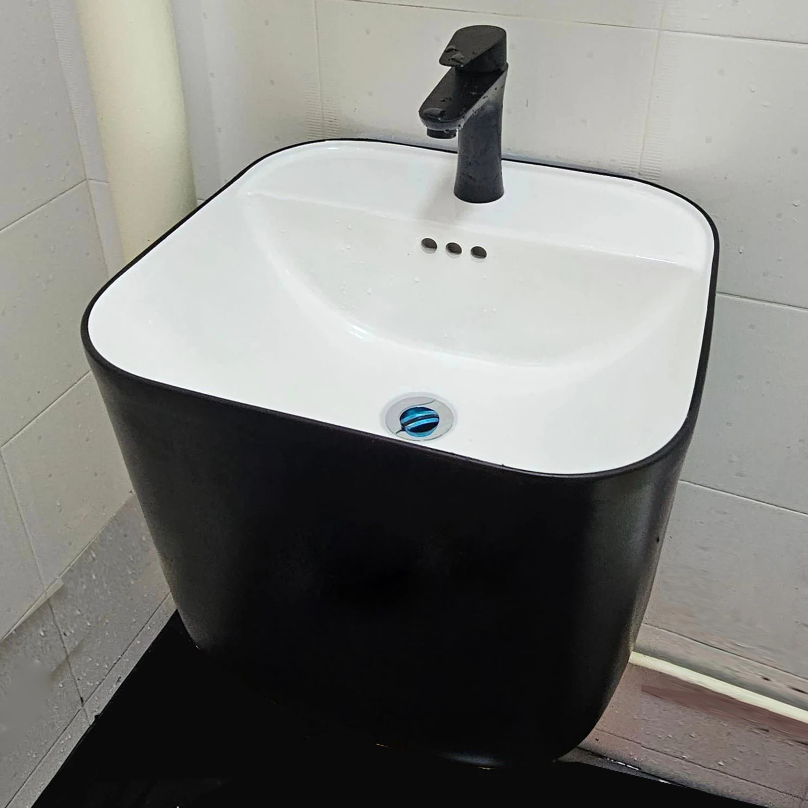 Earth sink marble vessel wash basin hung bath sanitary Furniture square ...