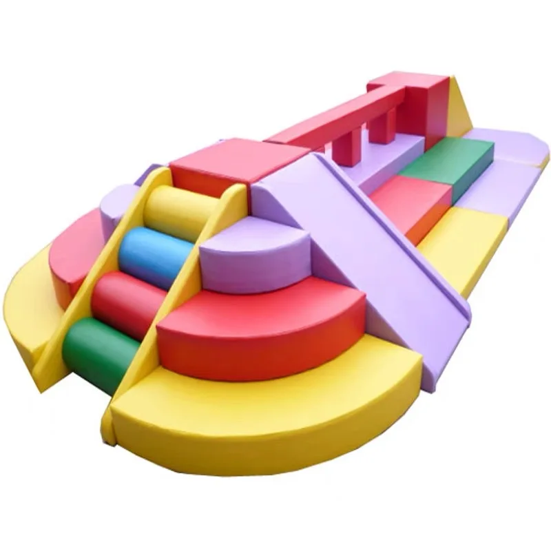 Commercial Indoor Kids Playground Soft Play Equipment Inflatable White ...