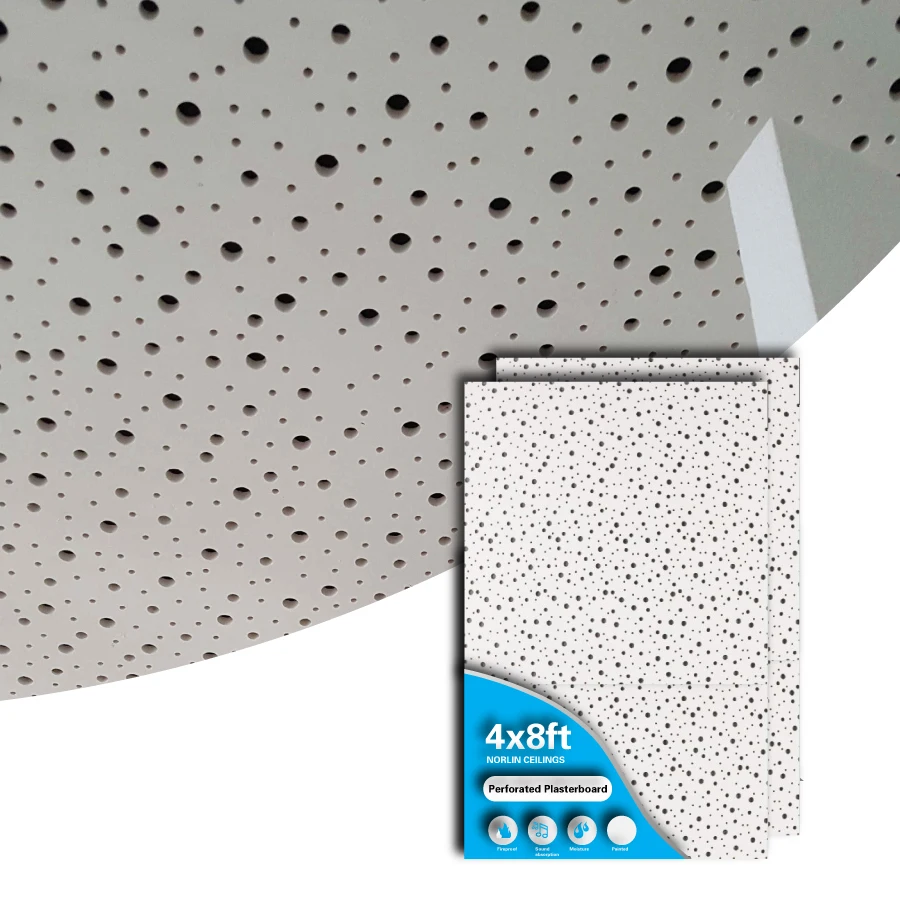 Perforated Plasterboard Suspended Ceiling Acoustic Gypsum Board Music ...