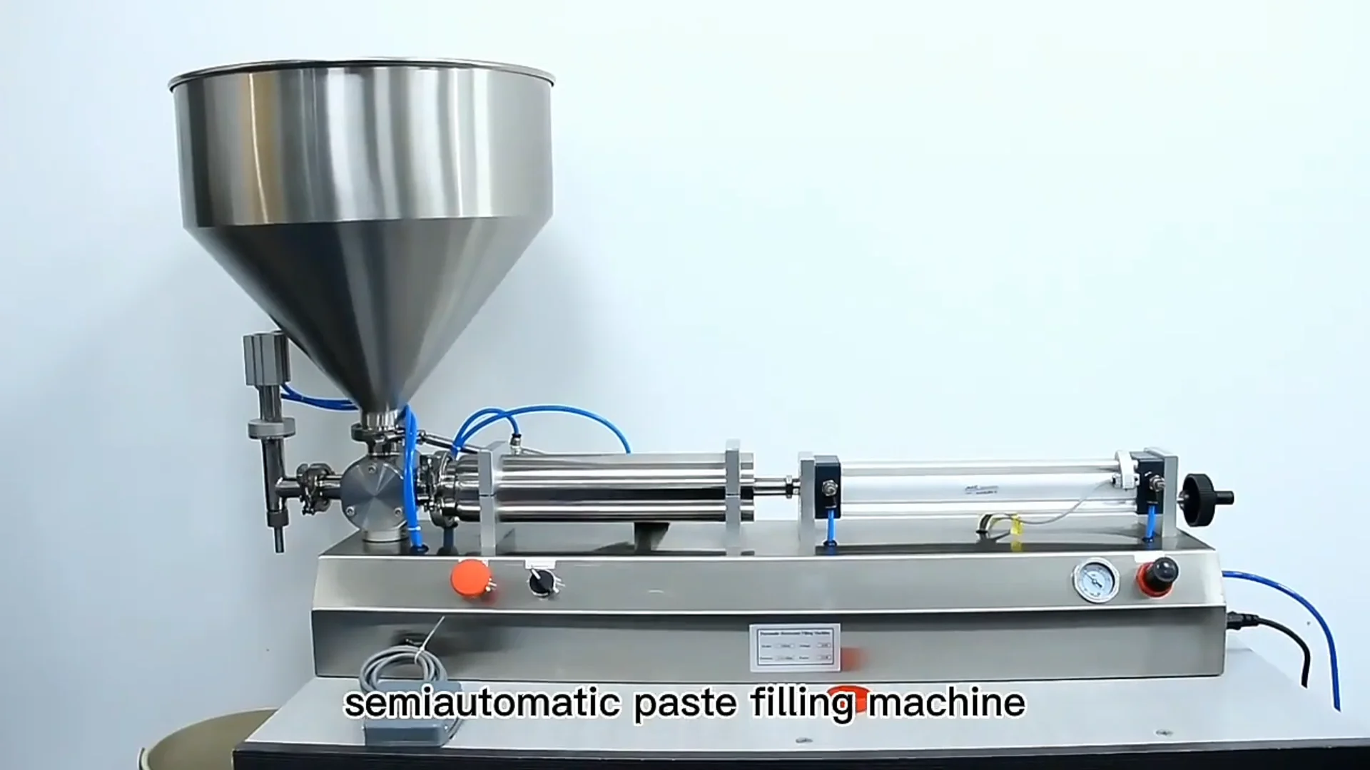 Stainless Steel Hopper Semi Automatic Filling Machine Multiple Range ...