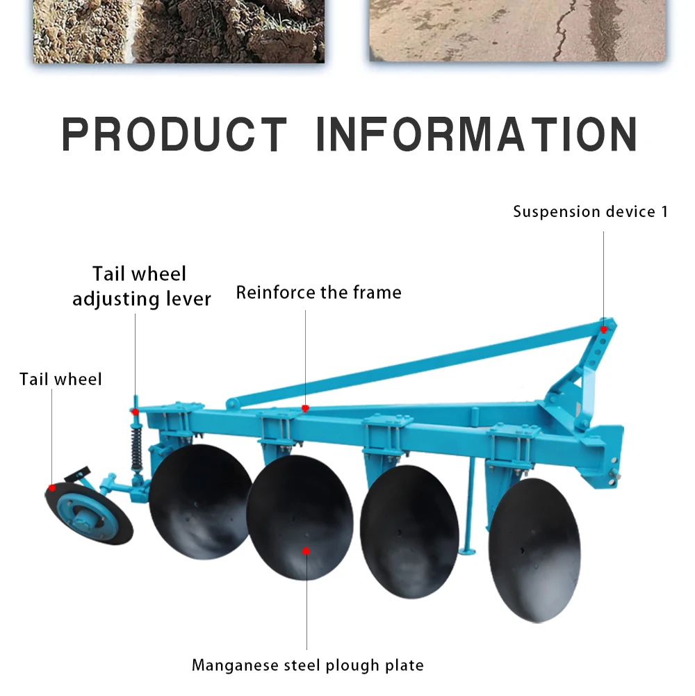 2.2m 24 Disc Plough - High Productivity Farm Equipment