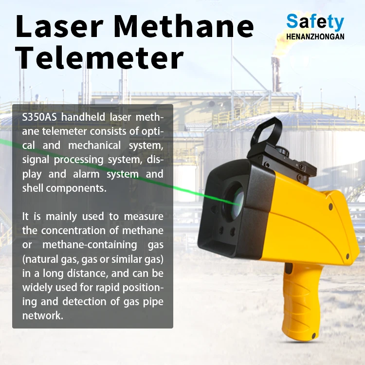 TDLAS Detection Principle Handheld Methane Remote Detector