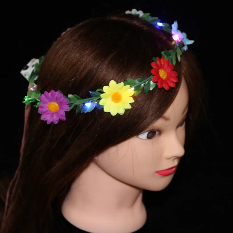 Flower Crown Light up Headdress - Color Changing Leds