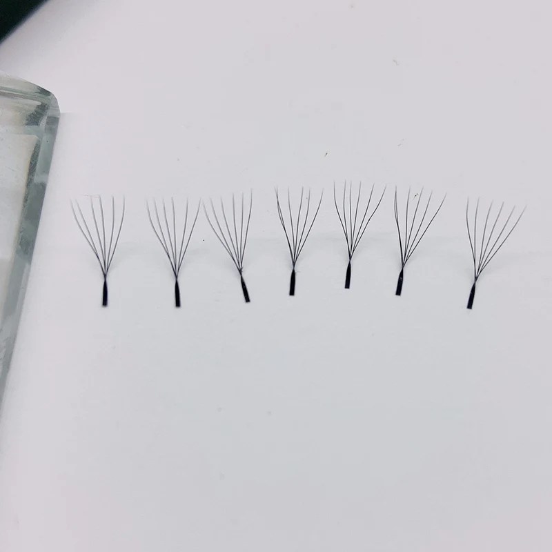 6D Effect Clover Lashes Fluffy Crisscross W Shape 8-15mm Premade Fans ...