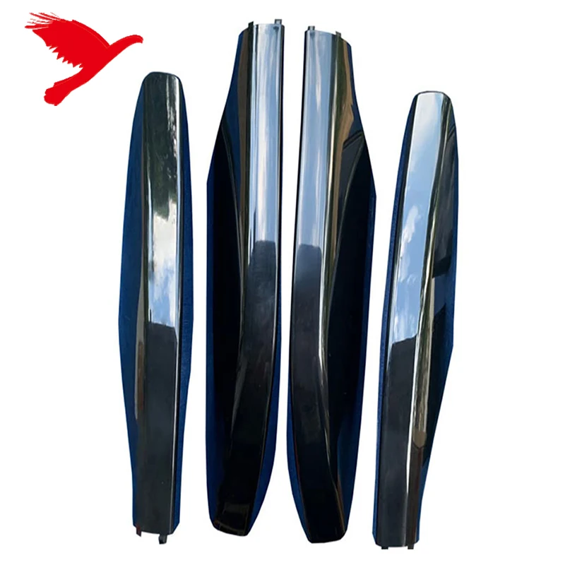 Black Suv Roof Rails Rack Leg Cover End Cap Protection Cover For Toyota ...