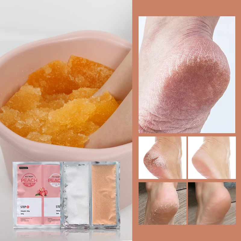 Jelly Foot Soak Jelly Pedicure Foot Spa Care Pack Soak Bath Gel ...