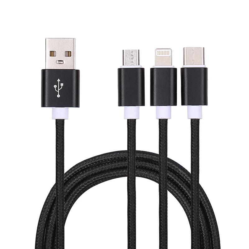 Custom Nylon Data Cable Tpe Housing Protects Mobile Phone Fast Charging ...