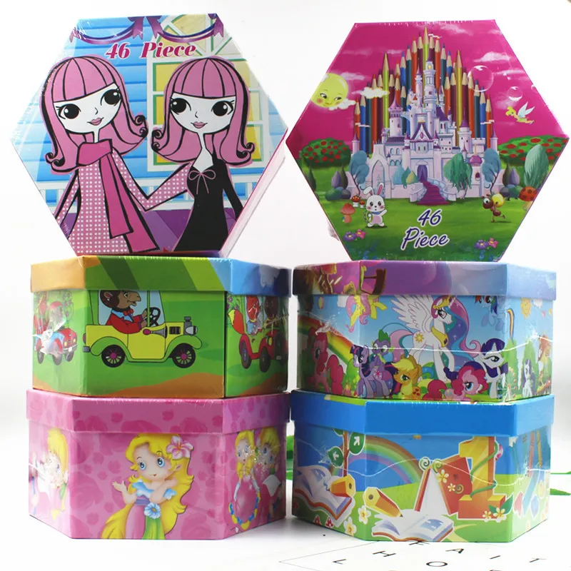 46pcs Multilayer Cartoon Kids Painting Set School Art Set| Alibaba.com