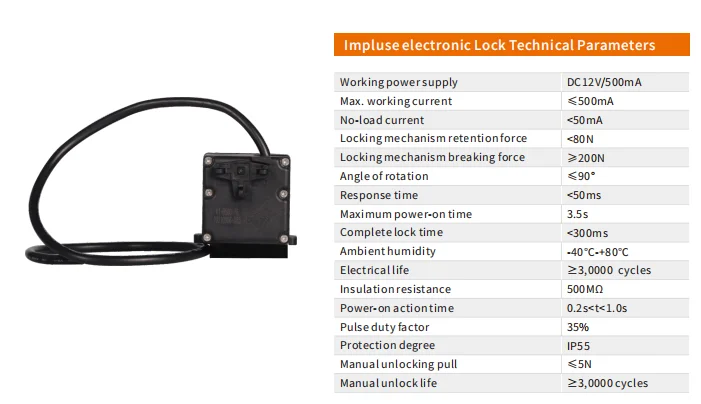 Etec Electromagnetic Lock Electric Vehicle Ev Power Charging For Socket ...