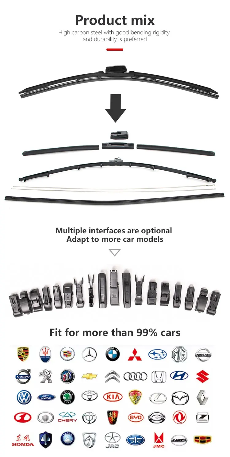 Wholesale OEM Mitsuba Auto Wiper Universal Car Windshield Wipers Brush ...