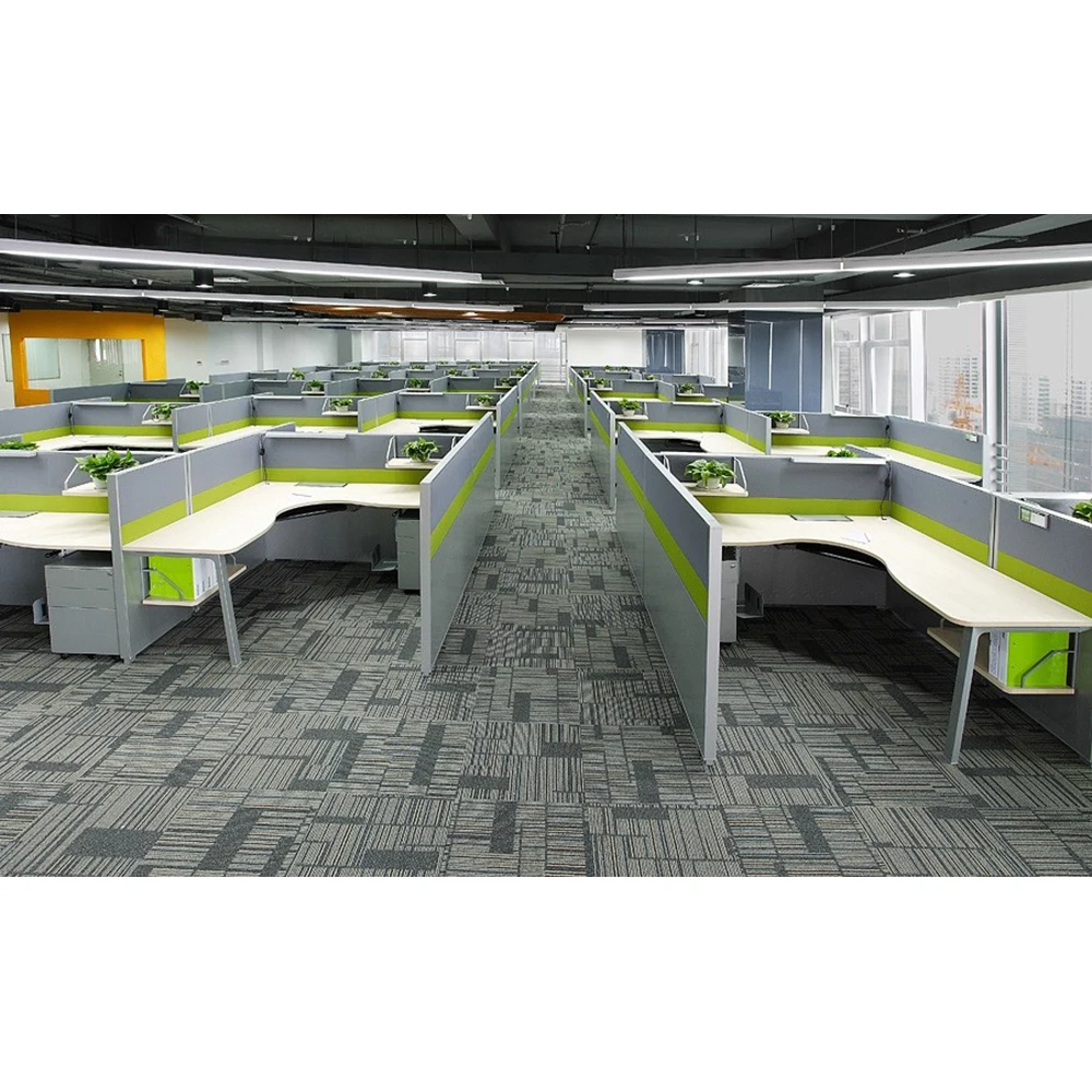 Simple Design Office Cubical Workstation Desk Office Partition Desk 4 ...