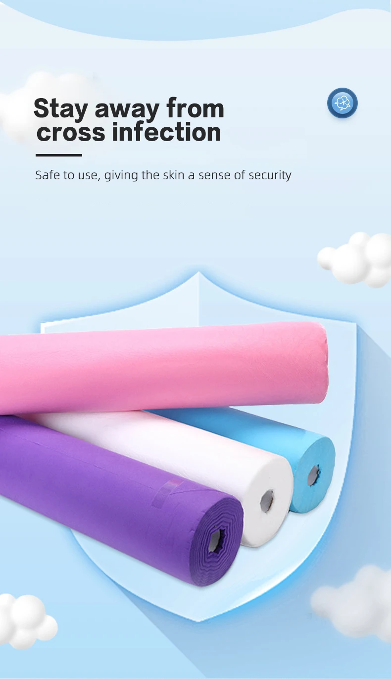 Disposable Exam Couch Paper Sheet Roll for Hospital Use Surgical Bed ...