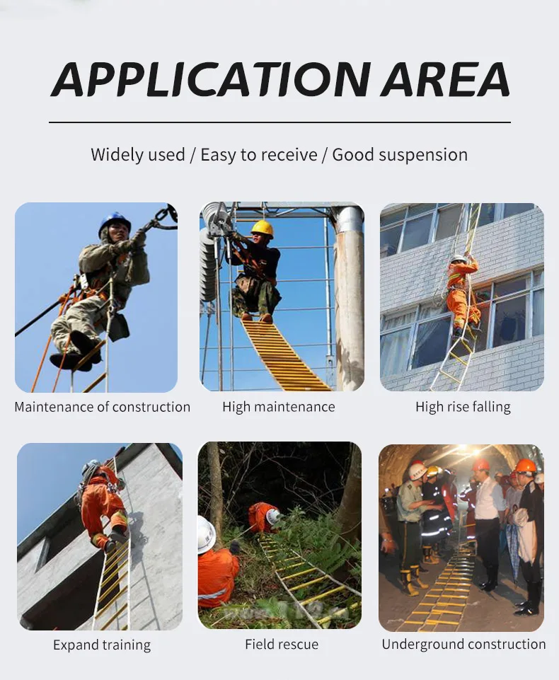 High Strength Hanging Fire Fighting Rope Ladder for Climbing| Alibaba.com
