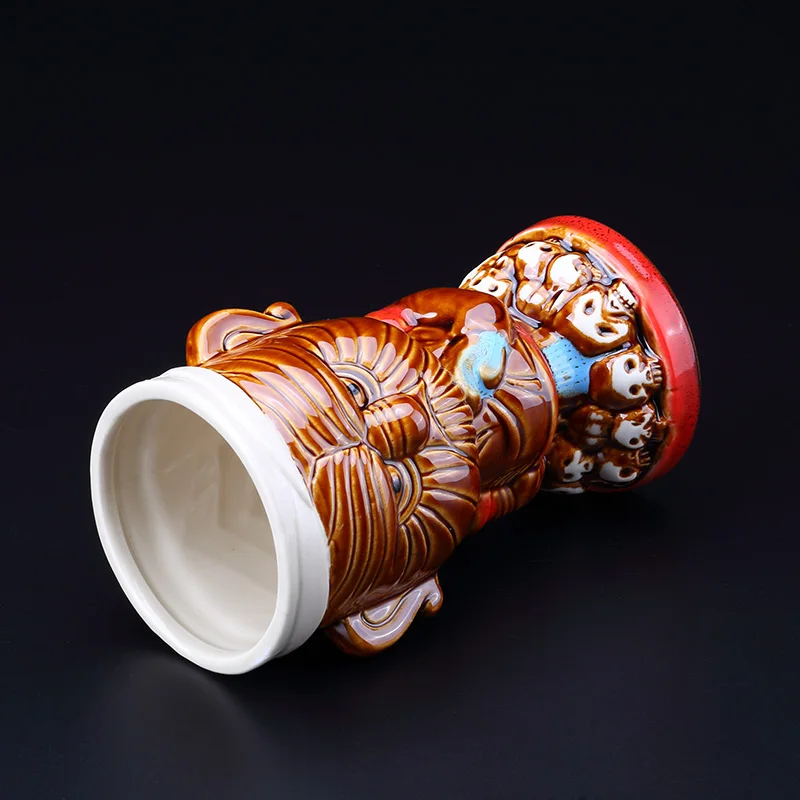 Best Selling Ceramic Hawaii Beach Tiki Mug Wine Mugs