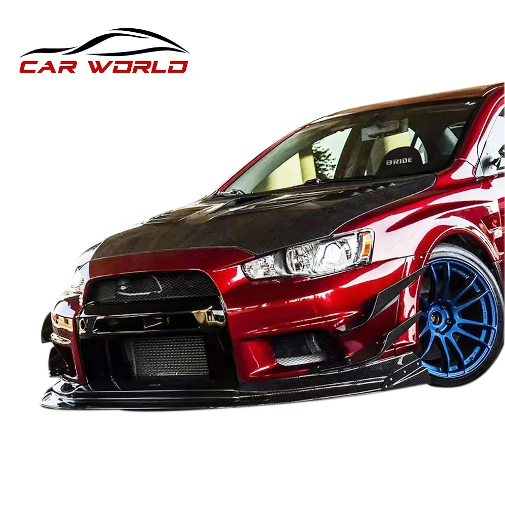 Parachoques Delantero De Coche Para Lancer 2009-2016 Evo V2 Kit De ...