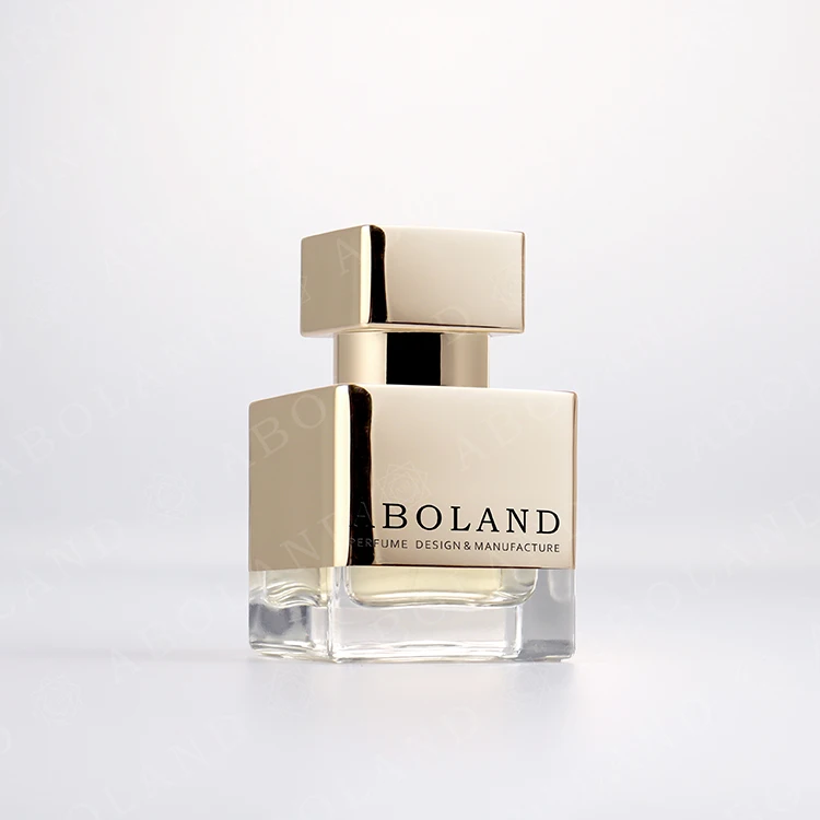 Wholesale Gold Box Glass Perfume Bottle - High Quality